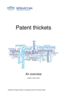 Patent thickets - GOV.UK