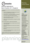 Planning applications in England: January to March 2011 - GOV.UK