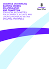 Guidance on drinking banning orders on application and conviction - GOV.UK