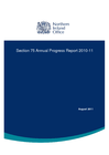 NIO Section 75 annual progress report 2010-2011 - GOV.UK
