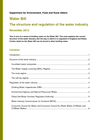 [Withdrawn] Water Bill: water industry structure and regulation - GOV.UK