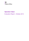 Operation Vaken: evaluation report - GOV.UK