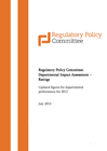 Departmental impact assessment: performance figures - GOV.UK