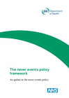 Healthcare 'never events' policy framework: update - GOV.UK