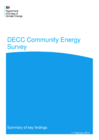DECC Community Energy Survey - GOV.UK