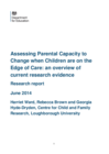 Assessing parents of children on the edge of care - GOV.UK