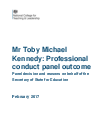 Teacher misconduct panel outcome: Mr Toby Michael Kennedy - GOV.UK