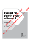 [Withdrawn] Support for planning your retirement: leaflet - GOV.UK