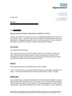 FOI Freedom of Information requests received by Monitor - GOV.UK