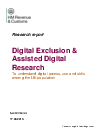 Digital exclusion and assisted digital research - GOV.UK