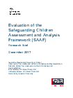 Safeguarding children: evaluating the SAAF - GOV.UK