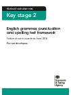 Key stage 2: English grammar, punctuation and spelling test framework ...