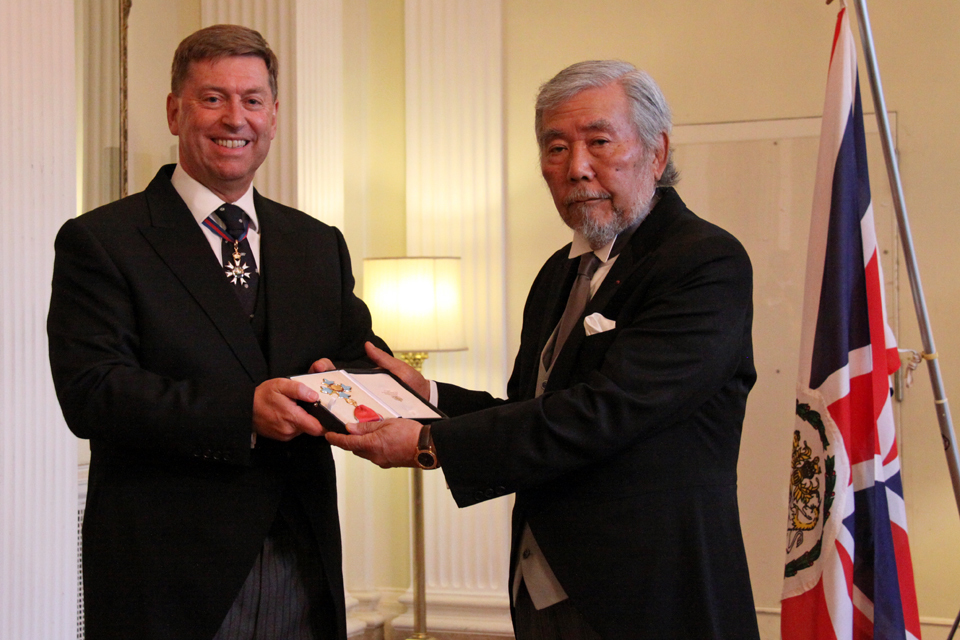 Ambassador Yoshiji Nogami honoured by The Queen - GOV.UK