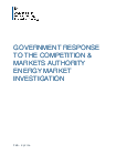 CMA Energy market investigation: government response - GOV.UK