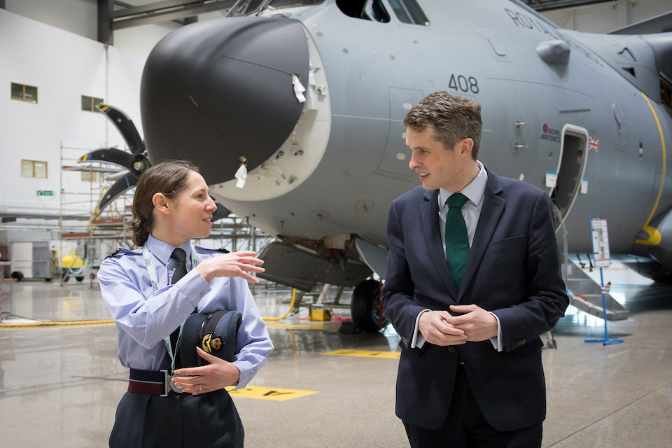 Defence Secretary praises contribution female military personnel make ...