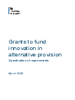 Alternative provision innovation fund - GOV.UK
