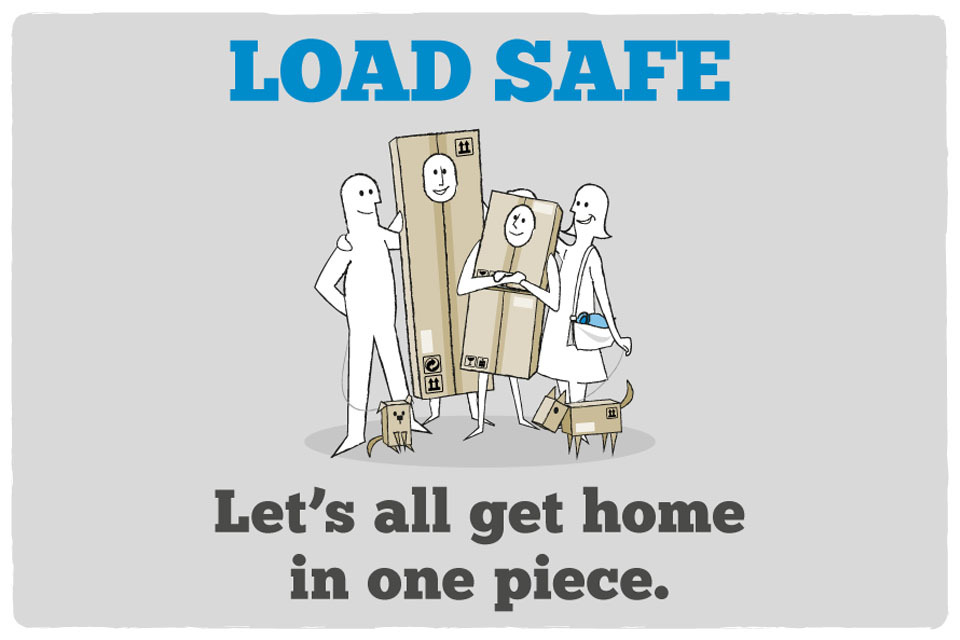 Get your load home in one piece – tie it down properly - GOV.UK
