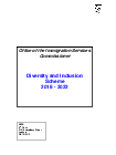 OISC Diversity and Inclusion Scheme 2018 - 2022 - GOV.UK
