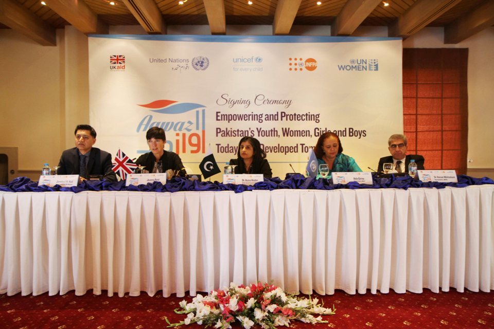 The UK and UN launch Aawaz II programme to empower and protect Pakistan’s youth, women and ...