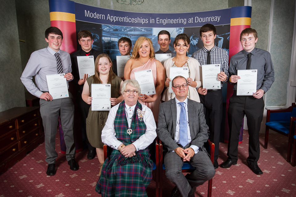 Lord Lieutenant salutes Dounreay on 60 years of apprentices - GOV.UK
