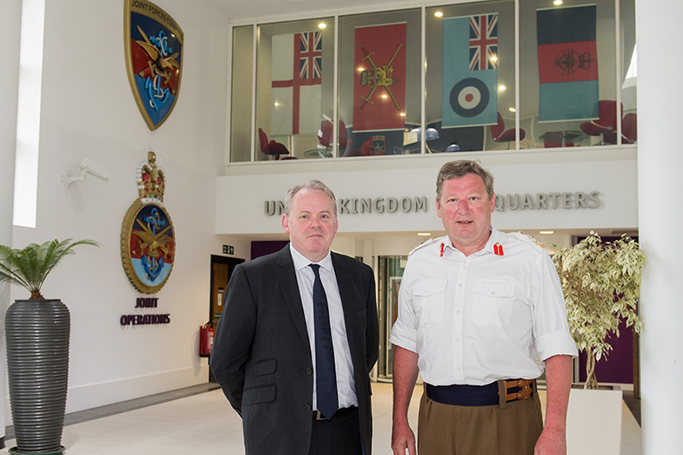 Minister for Defence Procurement visits JFC - GOV.UK