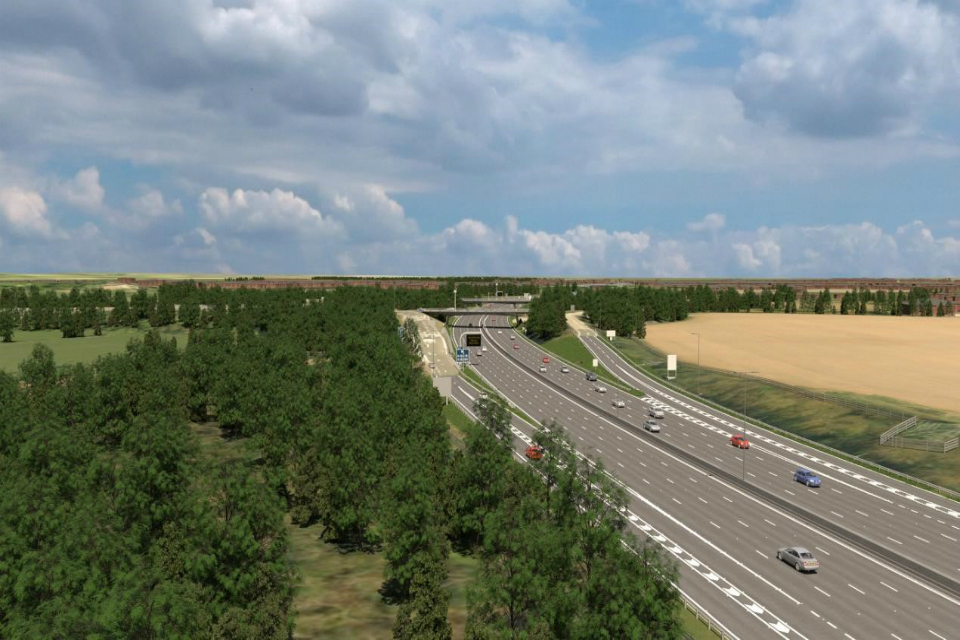 M4 smart motorway plans to go on show this weekend - GOV.UK