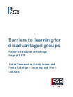 Barriers to learning for disadvantaged adults - GOV.UK