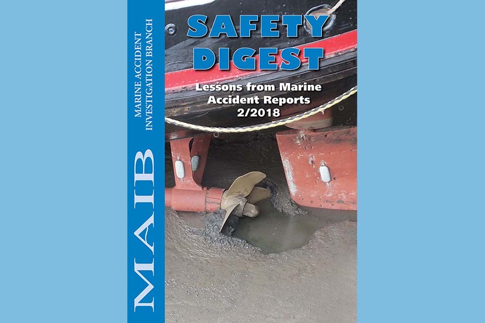 MAIB safety digest 2/2018 published - GOV.UK