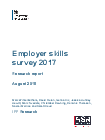 Employer skills survey 2017: UK findings - GOV.UK