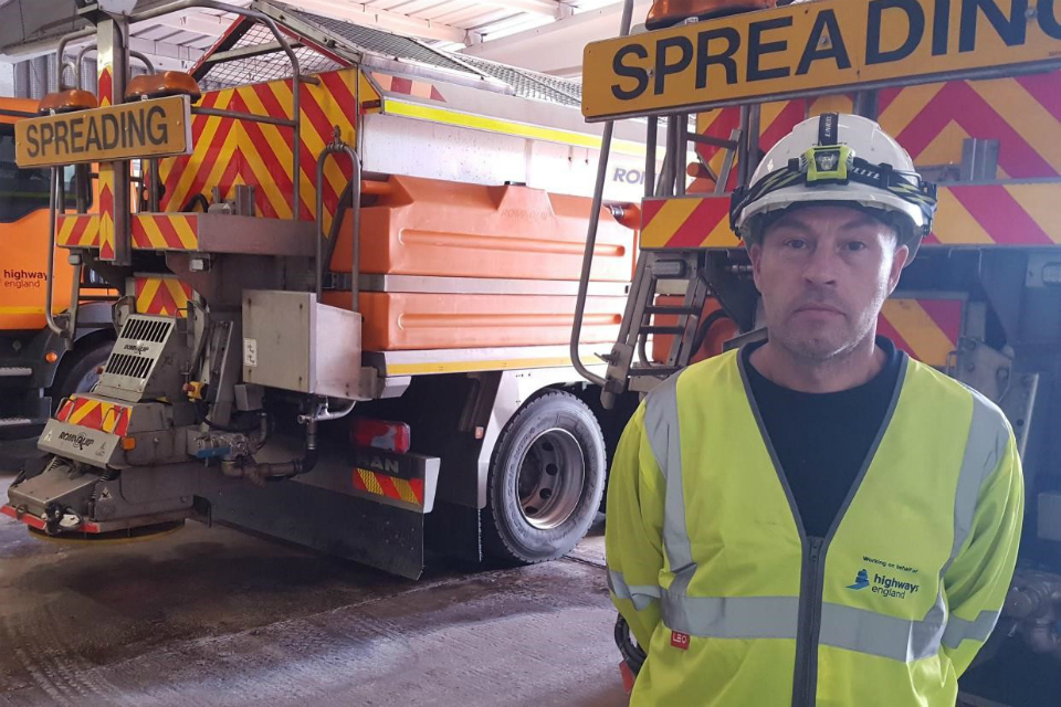 Safety warning following seven gritter crashes in North West - GOV.UK