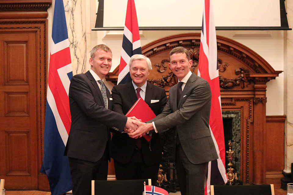 UK, Norway and Iceland sign trade continuity agreement - GOV.UK