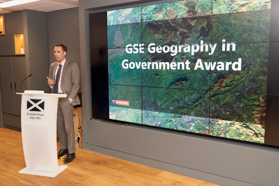 NCGI success at the GSE Geography in Government Awards 2019 - GOV.UK