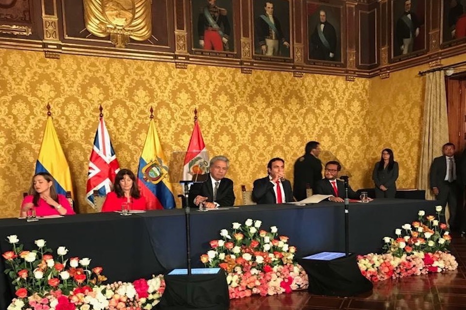 UK signs trade continuity agreement with Colombia, Ecuador and Peru ...