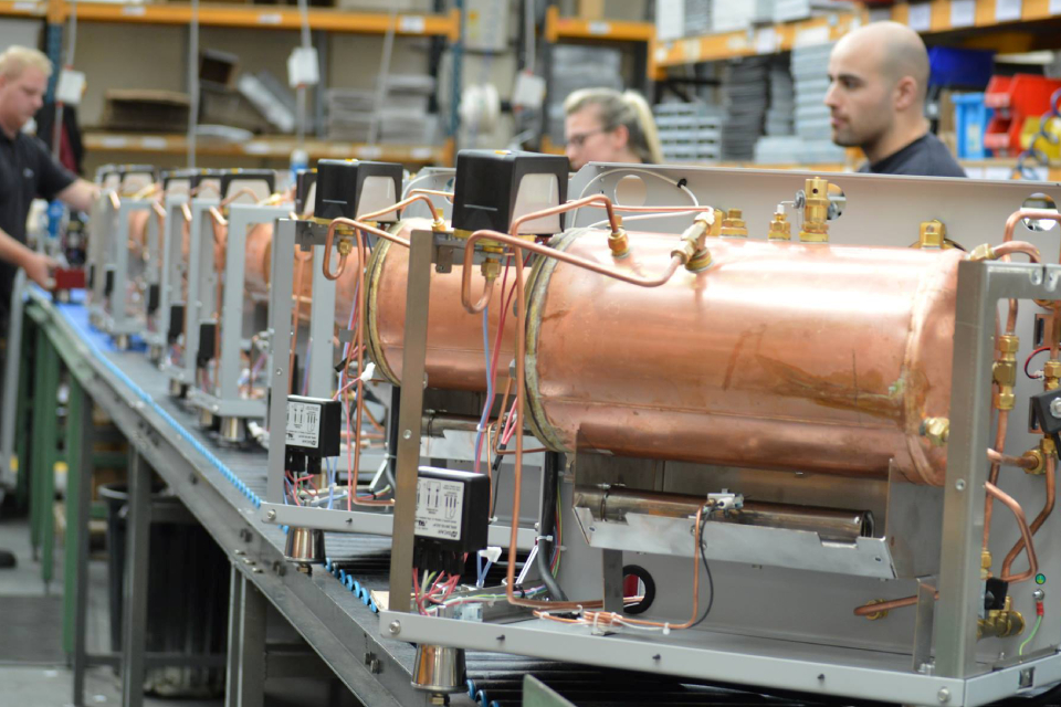 Export milestone for espresso machine manufacturer - GOV.UK