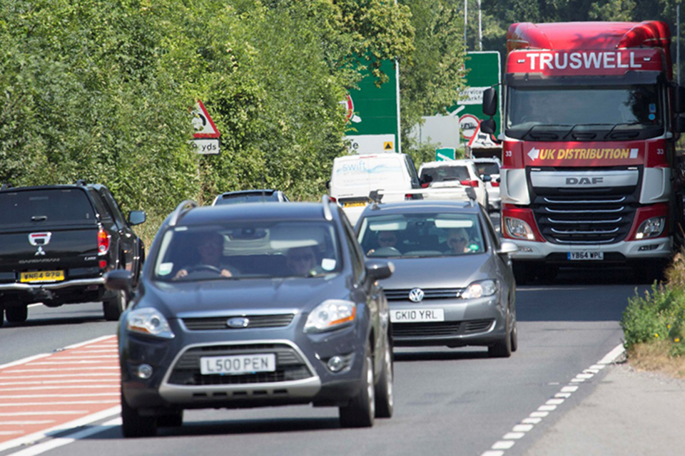 Speed limit change helps increase productivity - GOV.UK