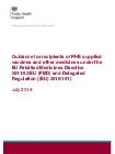 FMD guidance for recipients of PHE supplied vaccines - GOV.UK