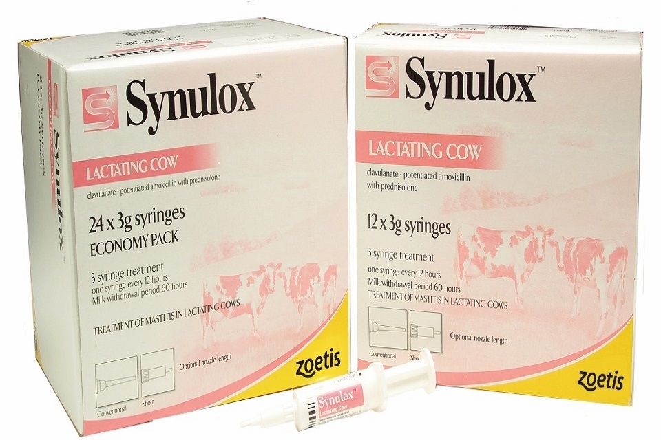 [Withdrawn] Synulox Lactating Cow Intramammary Suspension - Product ...