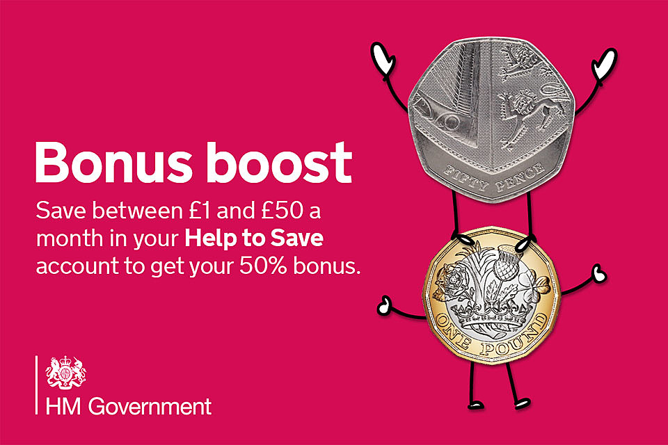 Savers can earn 50p for every £1 they save with Help to Save scheme ...