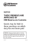 Excise Notice 50: duty free warehouse warning - GOV.UK