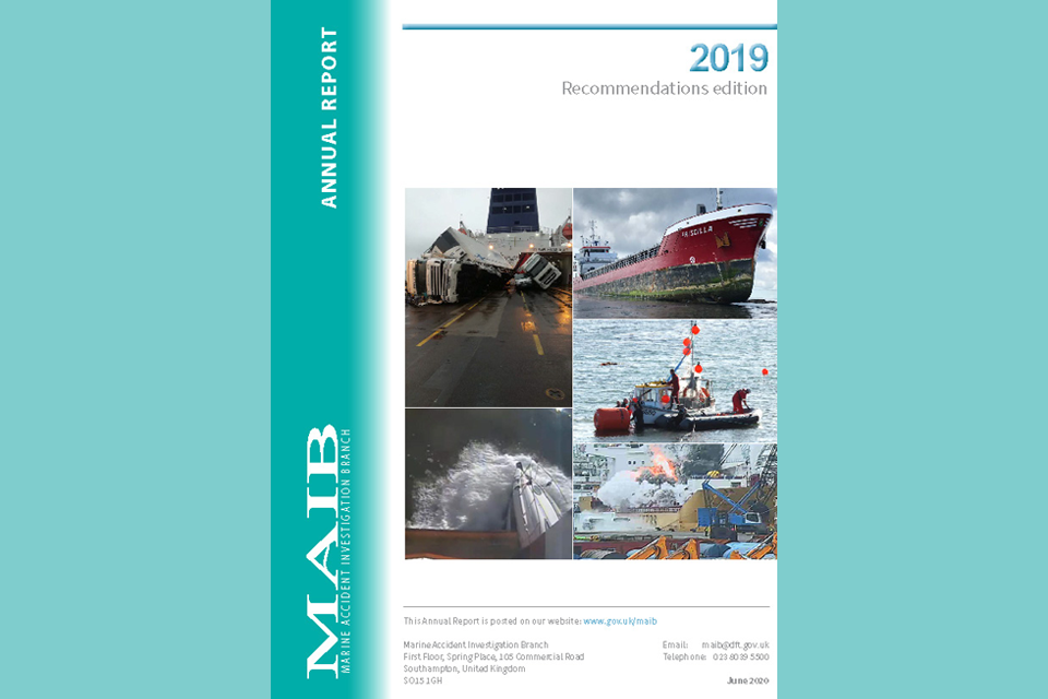 MAIB Annual Report 2019 published - GOV.UK