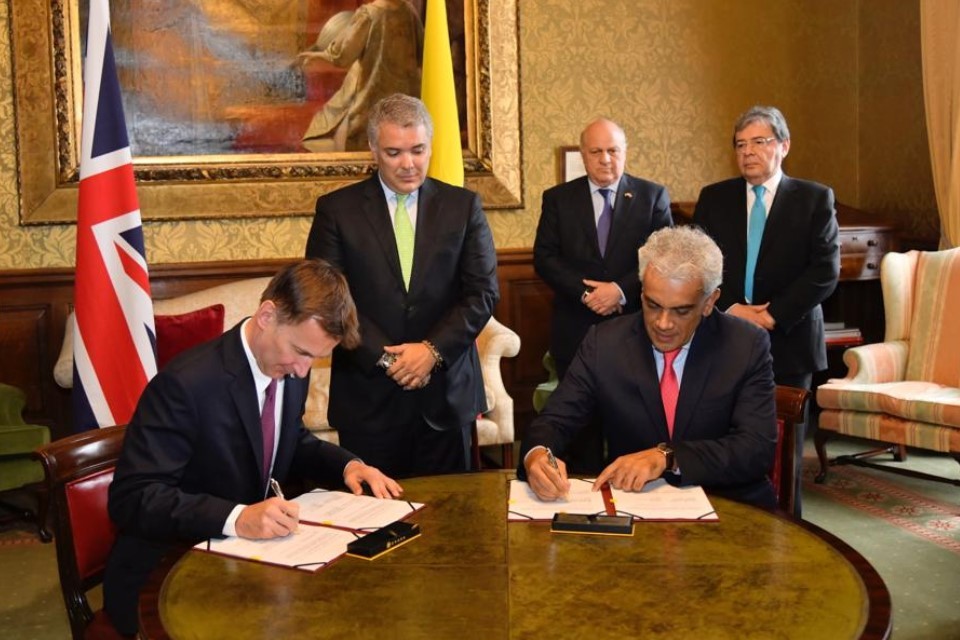 Anniversary of the UK-Col Partnership for Sustainable Growth - GOV.UK