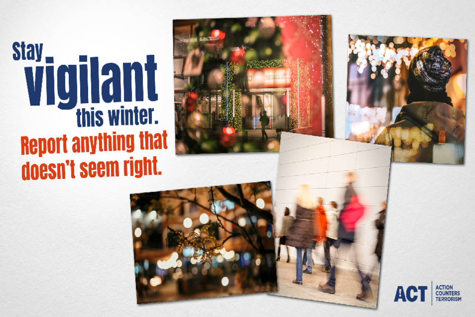 Stay vigilant and report suspicious activity - GOV.UK