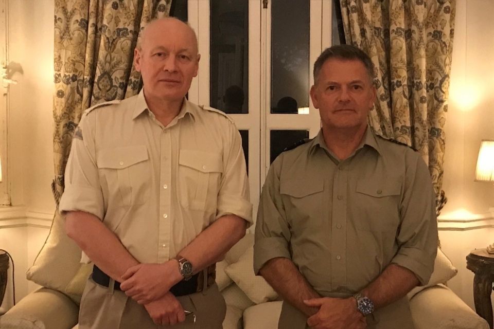Defence Senior Advisor and his successor conclude visit to Egypt - GOV.UK