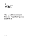 Final local government finance report 2021 to 2022 - GOV.UK