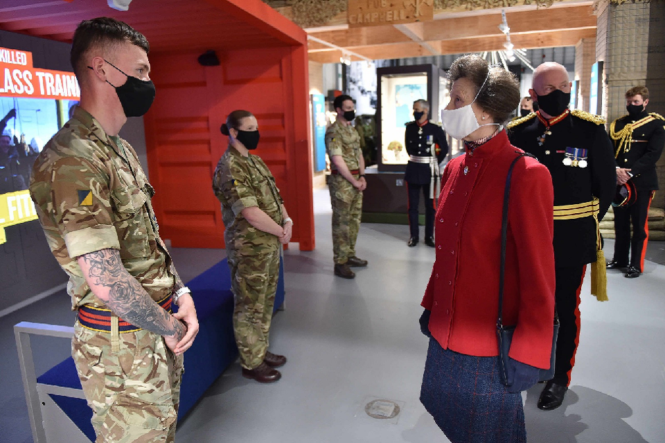 Princess Royal opens new Defence College of Logistics, Policing and ...