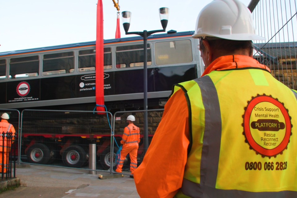 New life for Platform 1’s Pacer as it is lifted into Huddersfield ...