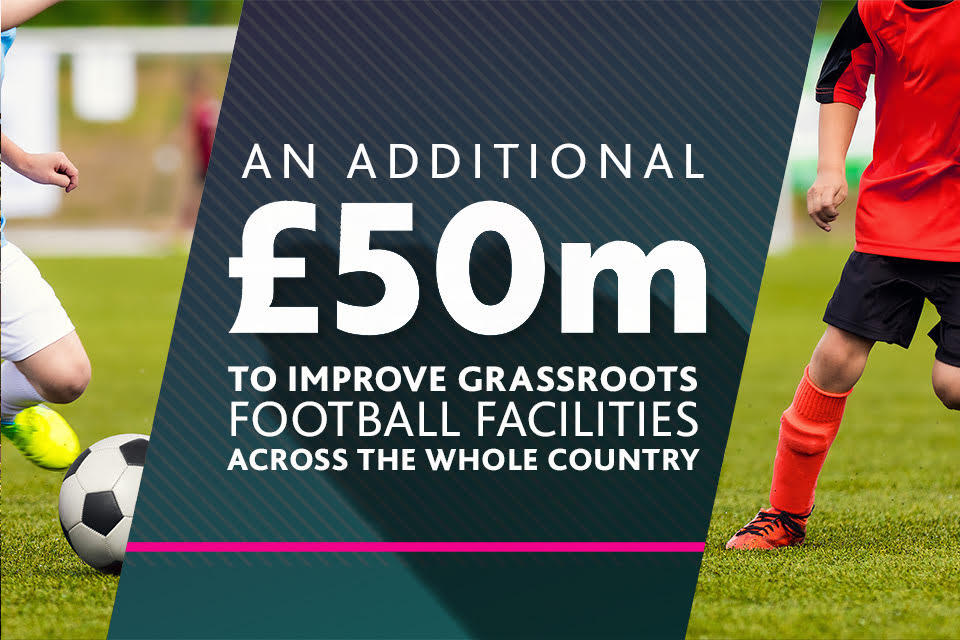 Prime Minister announces £50 million investment in grassroots football ...