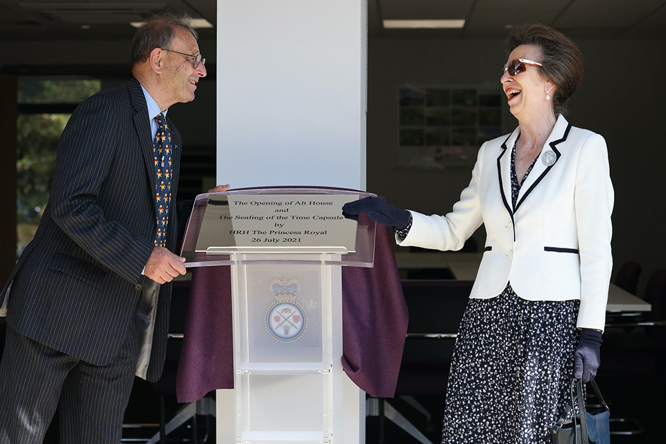 HRH The Princess Royal opens the new RFCA headquarters - GOV.UK