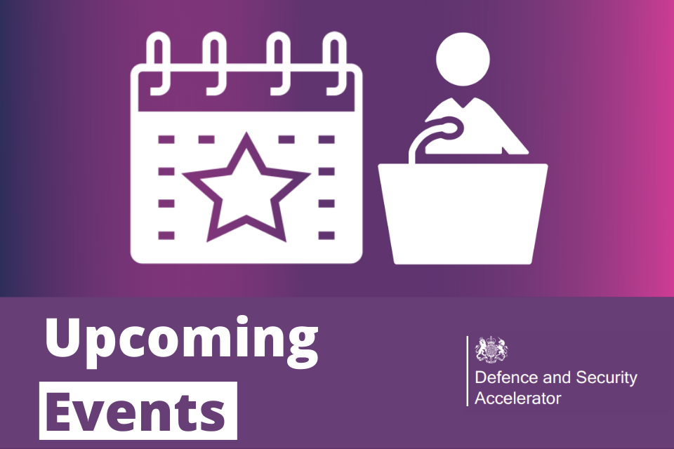 DASA: Upcoming Events - GOV.UK