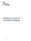 Evidence for the UK Innovation Strategy - GOV.UK